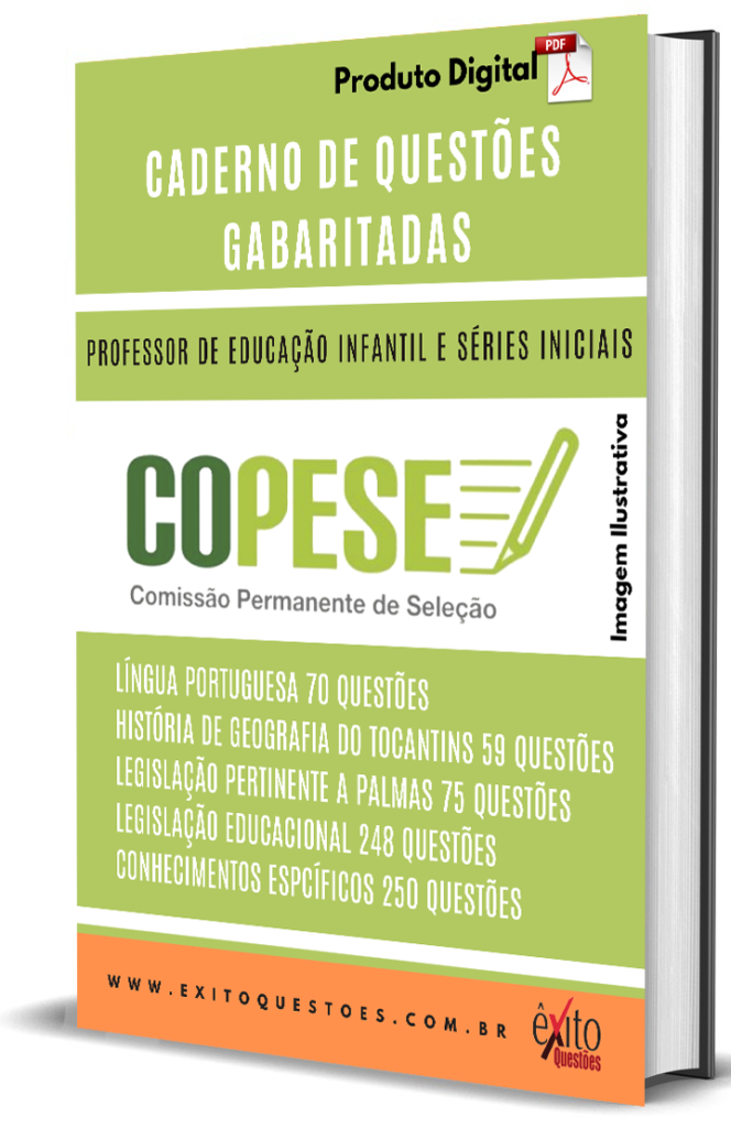 CADERNO DE QUESTÕES GABARITADAS: PROFESSOR INFANTIL E SÉRIES INICIAIS ...